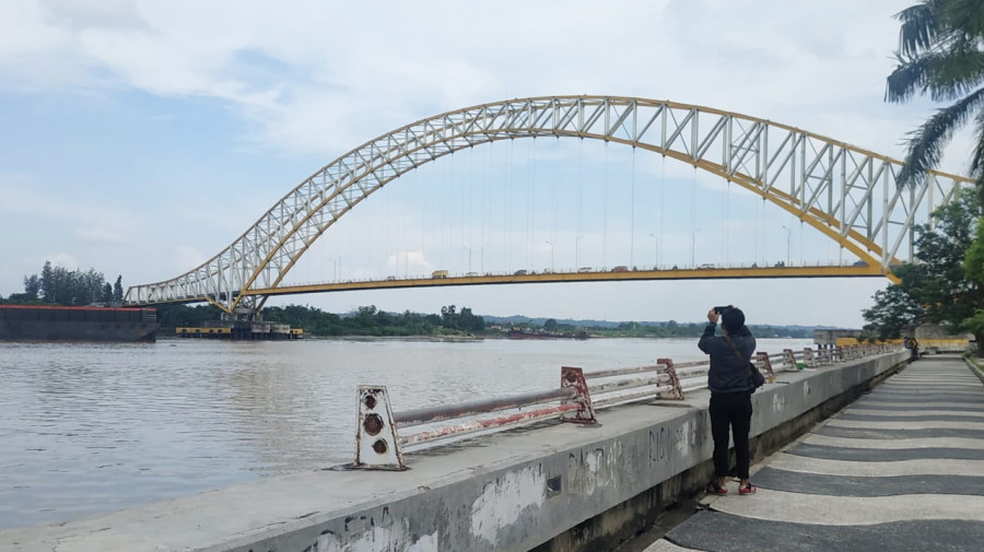 Jembatan Kukar Bakal Makin Cantik dengan Lampu Tematik