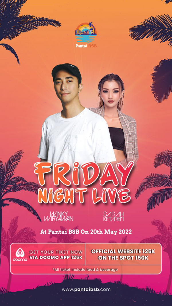 Friday Night Live, DJ Winky Hentak Pantai BSB Malam Ini | Korankaltim.com