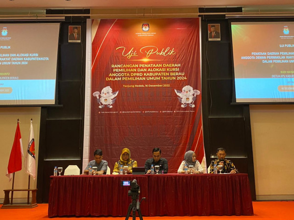 Uji Publik Rencana Perubahan Dapil Kpu Berau Siapkan Dua Skema