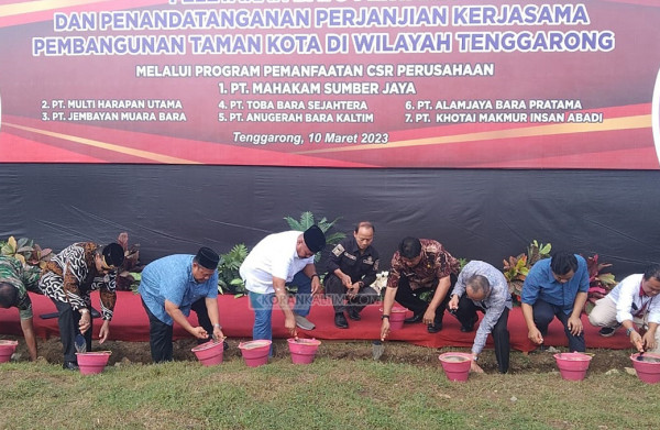 Kolaborasi Pemkab Kutai Kartanegara dan Tujuh Perusahaan Bangun Taman ...