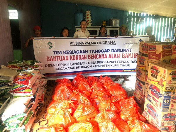 DSN Group Respon Cepat Bencana Banjir di Desa Tepian Langsat dan Tepian Raya, Salurkan Langsung ...