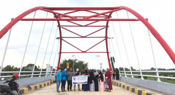 Jembatan Sebemban Muara Wis Rampung, Sudah Bisa Dilewati Kendaraan ...