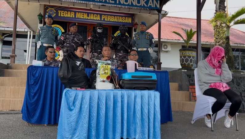 Penyelundupan 1 Kg Sabu Asal Malaysia Tujuan Tarakan Berhasil Digagalkan Lanal Nunukan