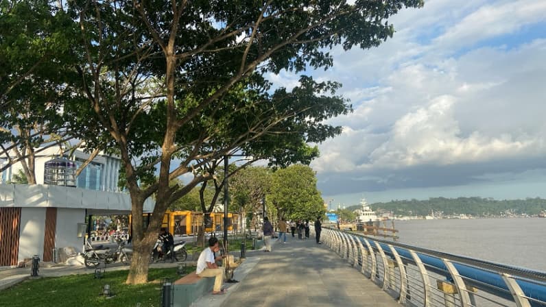 Perlihatkan Keindahan Teras Samarinda, Pagar Seng Sudah Dibuka ...